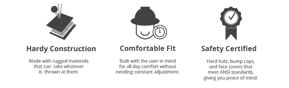 R.S. Hughes is Proud to Present PIP Head Protection