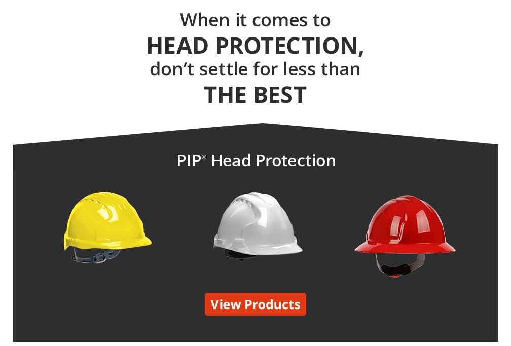 R.S. Hughes is Proud to Present PIP Head Protection