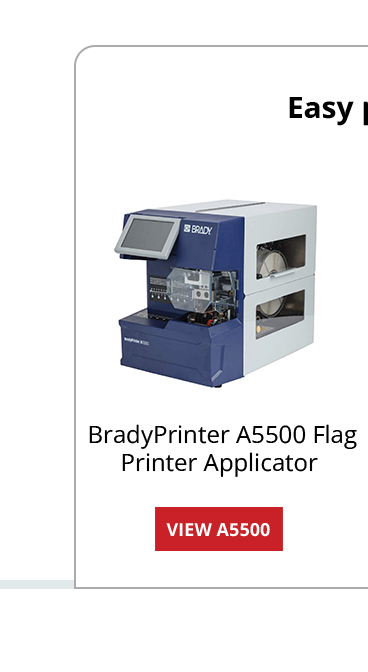 R.S. Hughes is Proud to Present Brady Print-and-Apply Machines