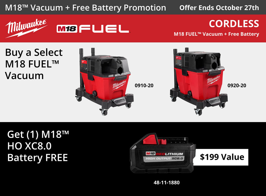 R.S. Hughes Milwaukee Tools Promotion