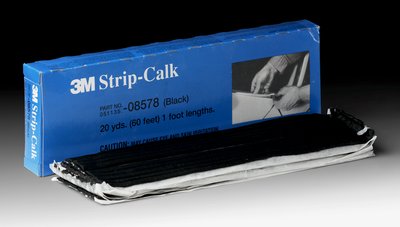 3M(TM) Strip Calk 08578 Black, 60-1 ft Strips per box, 12 boxes per ...