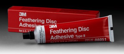 3M(TM) Feathering Disc Adhesive (Type 2) 08051, 5 oz Tube, 6 per case ...