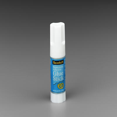 Scotch(R) Restickable Adhesive Glue Stick 6307 0.20 oz White, Bagged ...